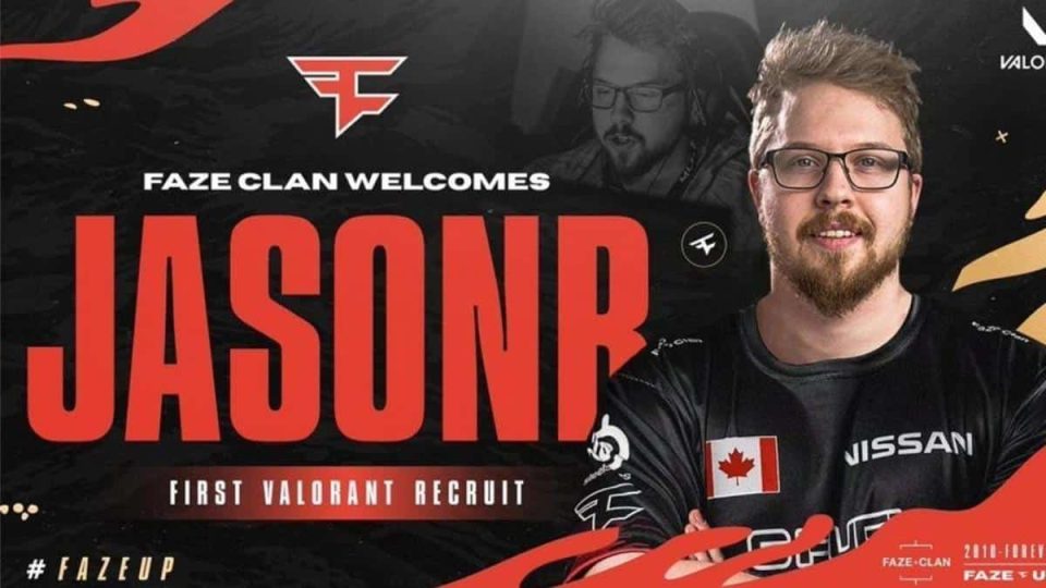 JasonR Leaves FaZe Clan Valorant Team