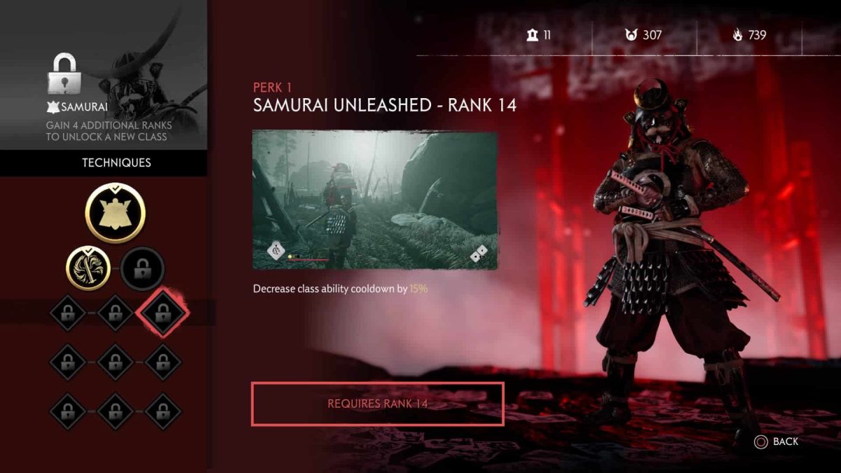 Ghost Of Tsushima: Legends - Samurai Techniques Skill Tree