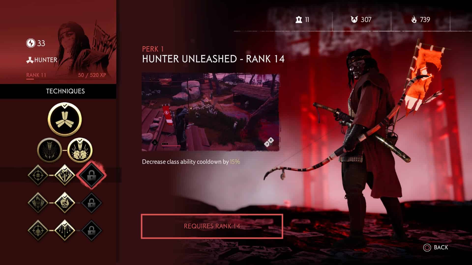 Ghost Of Tsushima: Legends - Hunter Techniques Skill Tree