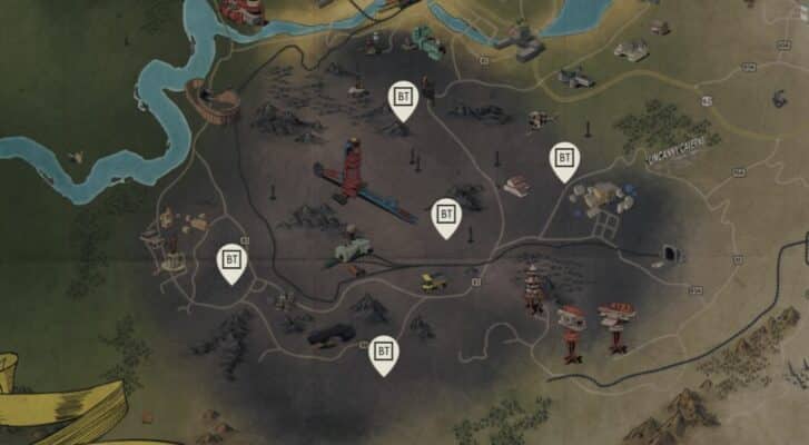 Fallout 76: Black Titanium Locations and Production Methods
