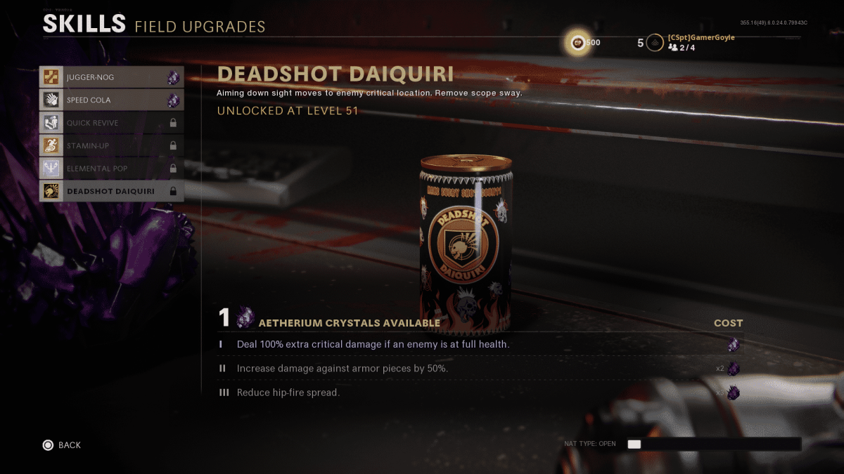 Black Ops Cold War: Complete Zombies Perks Upgrades Guide