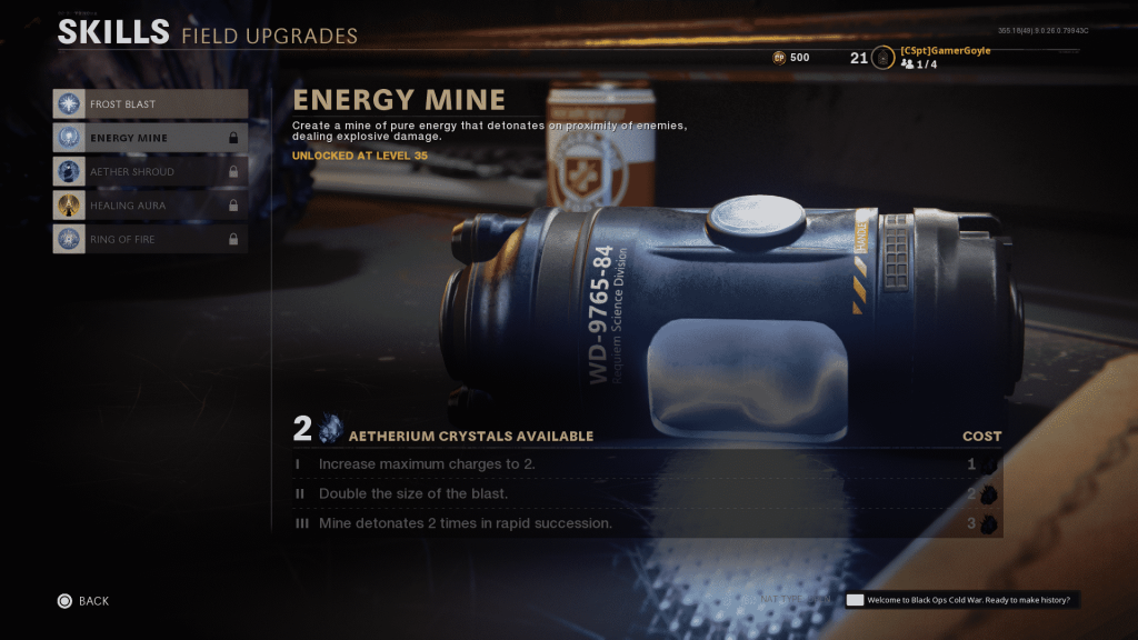 Black Ops Cold War: Zombies Field Upgrades Guide