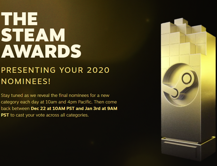 2020 Steam Awards: Vote for Your Pick and Earn Rewards!