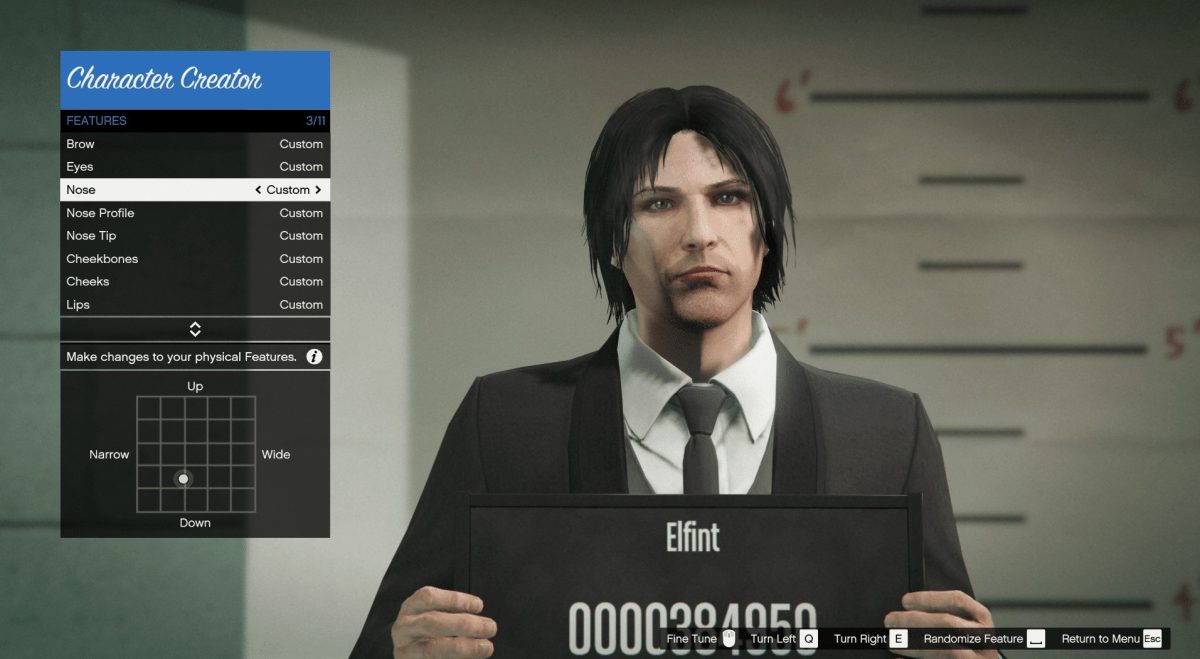 How to Make Your GTA 5 Online Character Look Like Keanu Reeves
