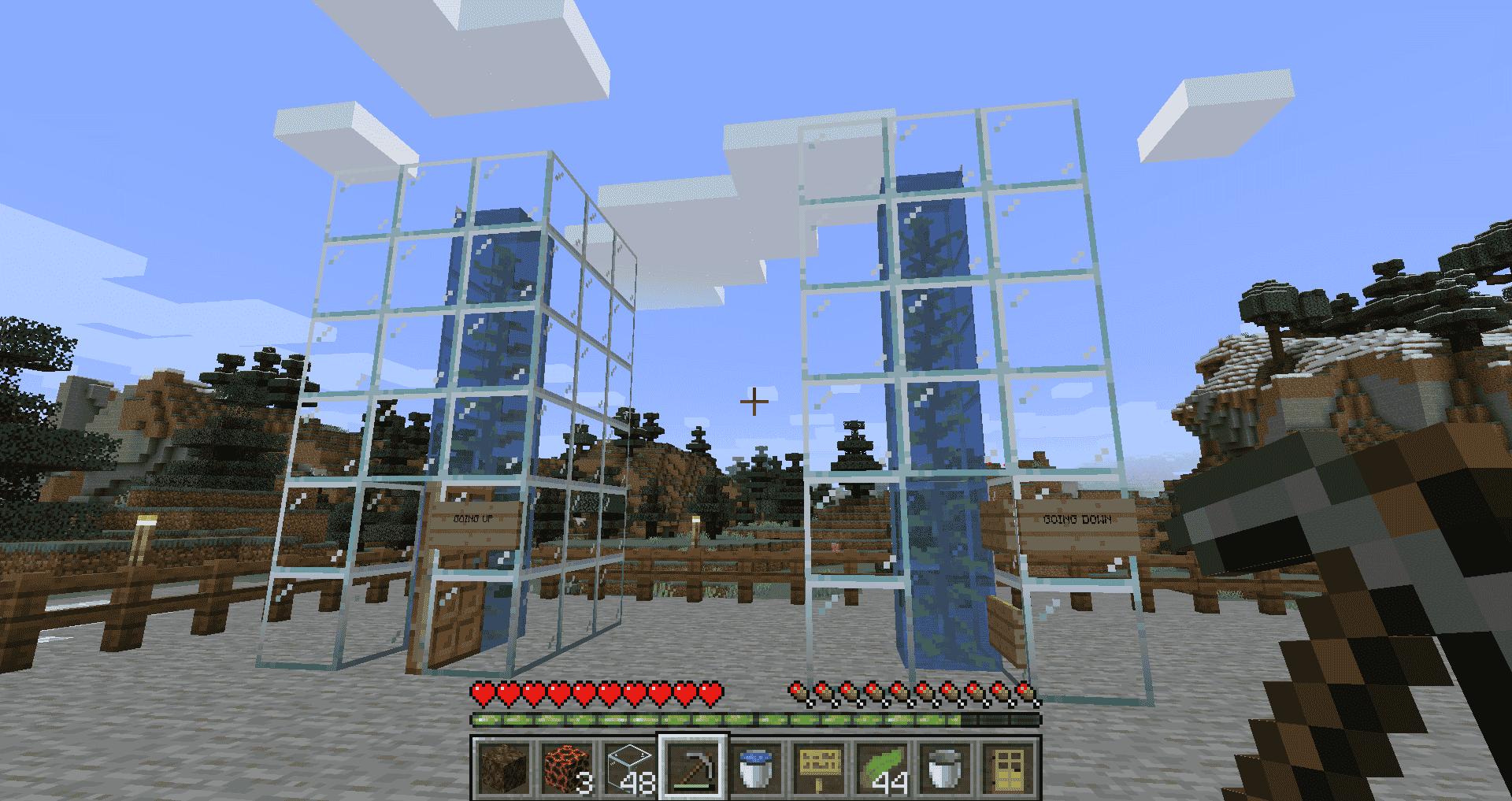 How to Make a Water Elevator in Minecraft