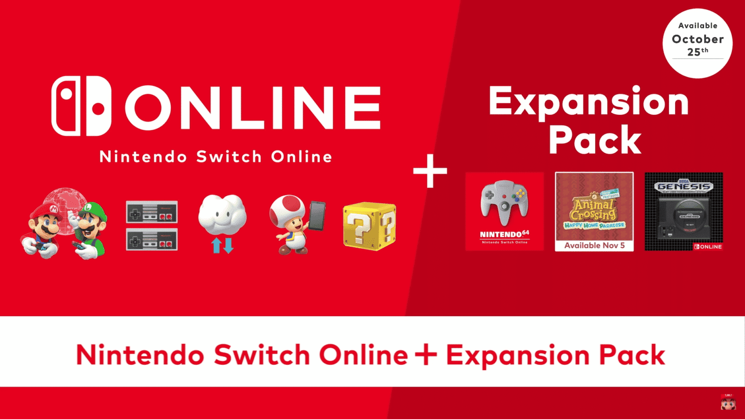 Nintendo Switch Online Expansion Pack Details
