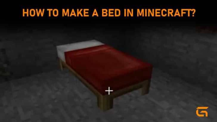 How To Make A Bed In Minecraft - Bedframe Crafting Tutorial