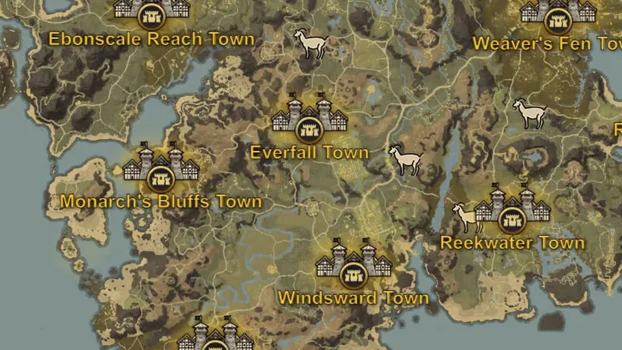 Where to Find Goats in New World