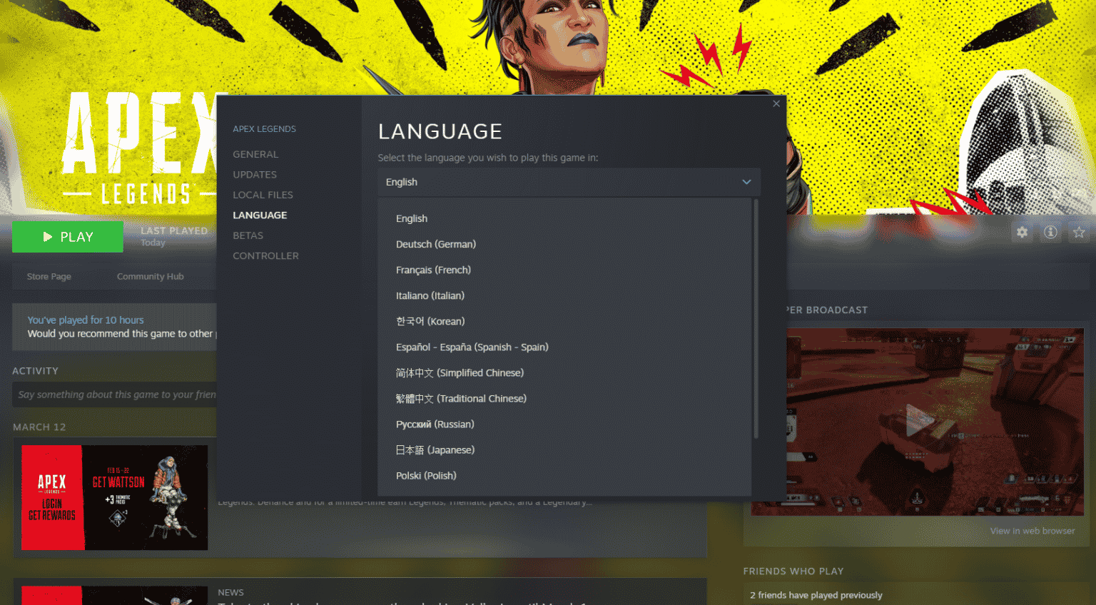 How to Change Language in Apex Legends (PC, Xbox, Switch, Mobile, PS)