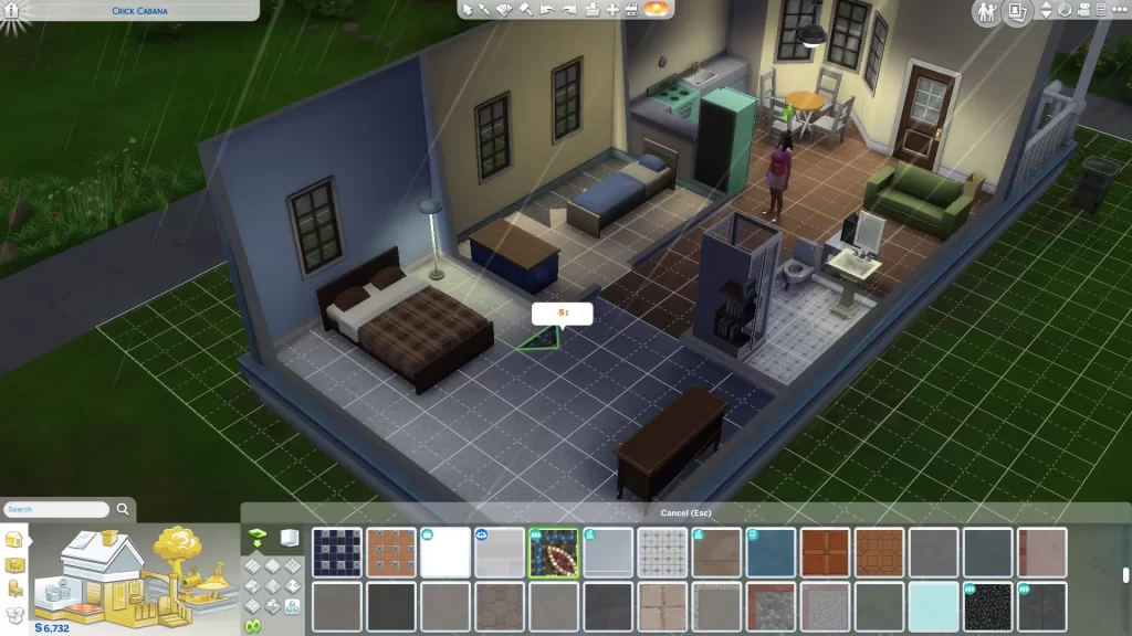 How to Make Half Tiles in the Sims 4