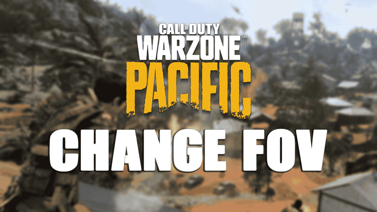 How to Change FOV in Warzone