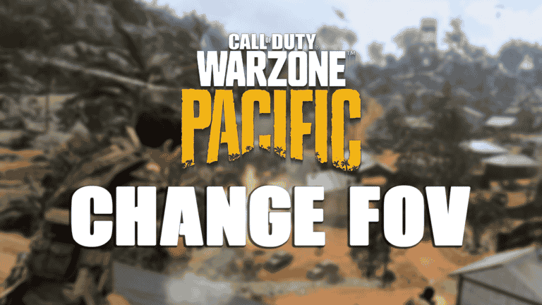 How to Change FOV in Warzone