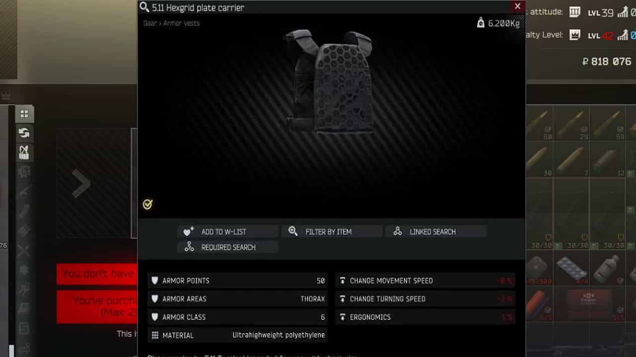 Escape From Tarkov: 7 Best Armor Pieces