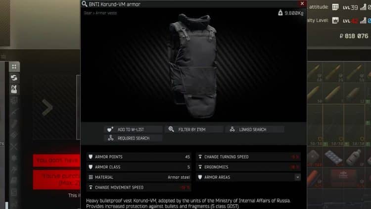 Escape From Tarkov: 7 Best Armor Pieces