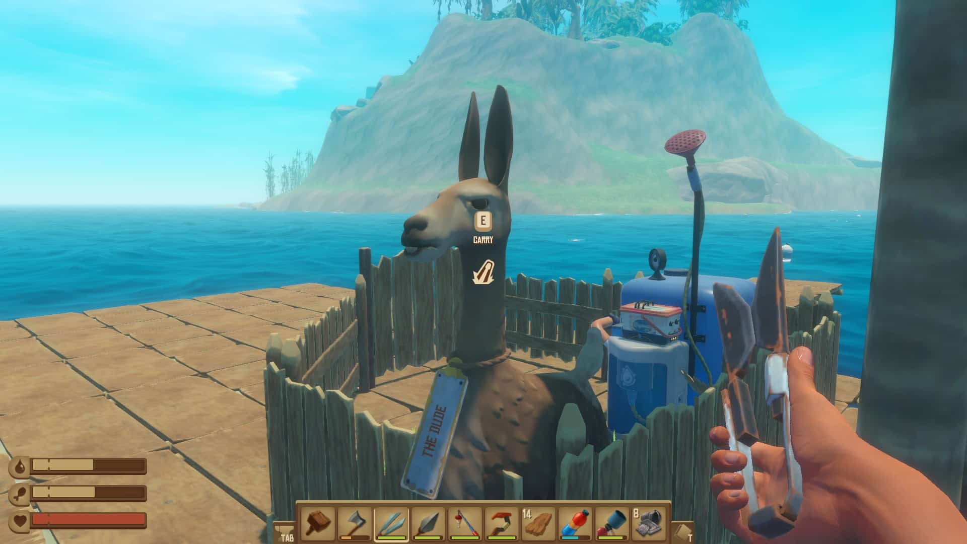 Raft: How to get Wool