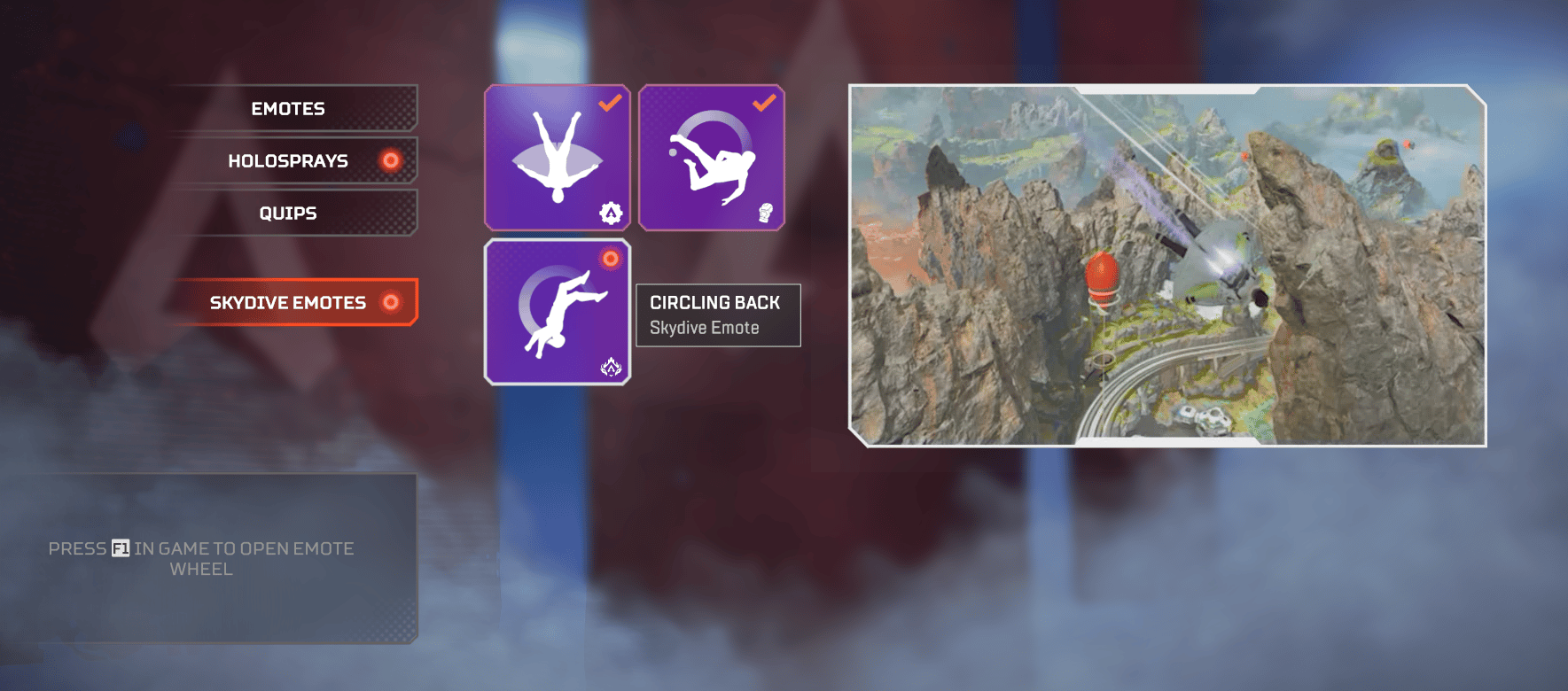 How to Get Skydive Emotes in Apex Legends