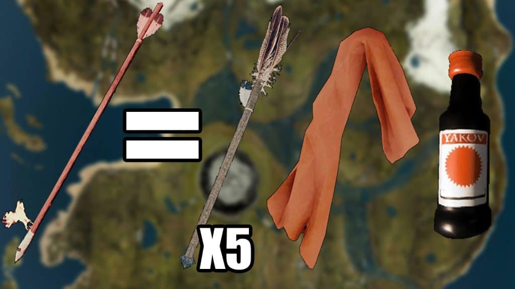 How to Make a Bow in The Forest