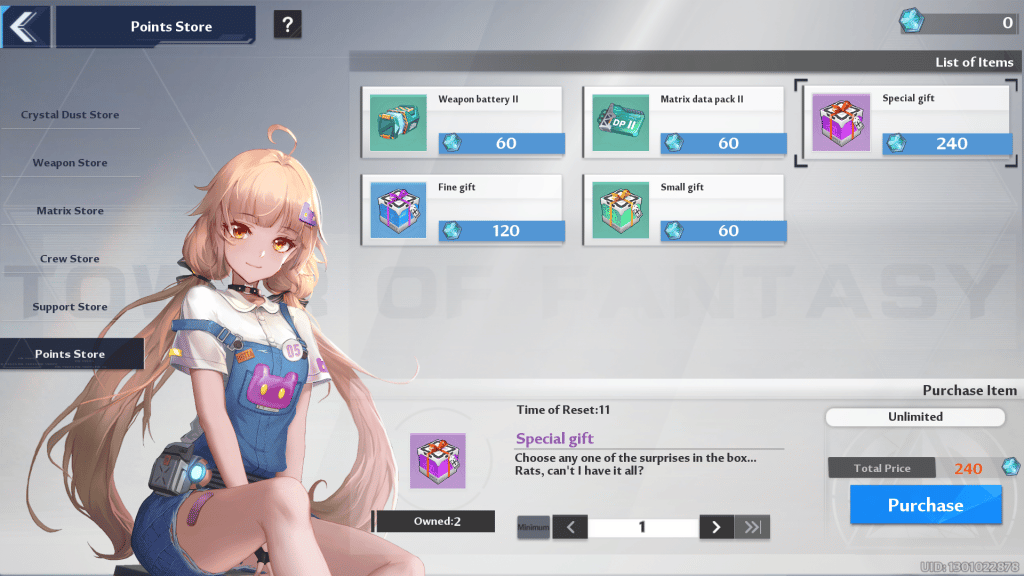 How to Get Gifts in Tower of Fantasy