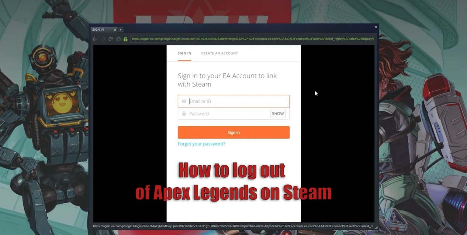 How to Log Out of Apex Legends on Steam