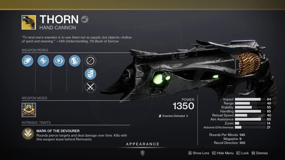 How to Get Thorn in Destiny 2