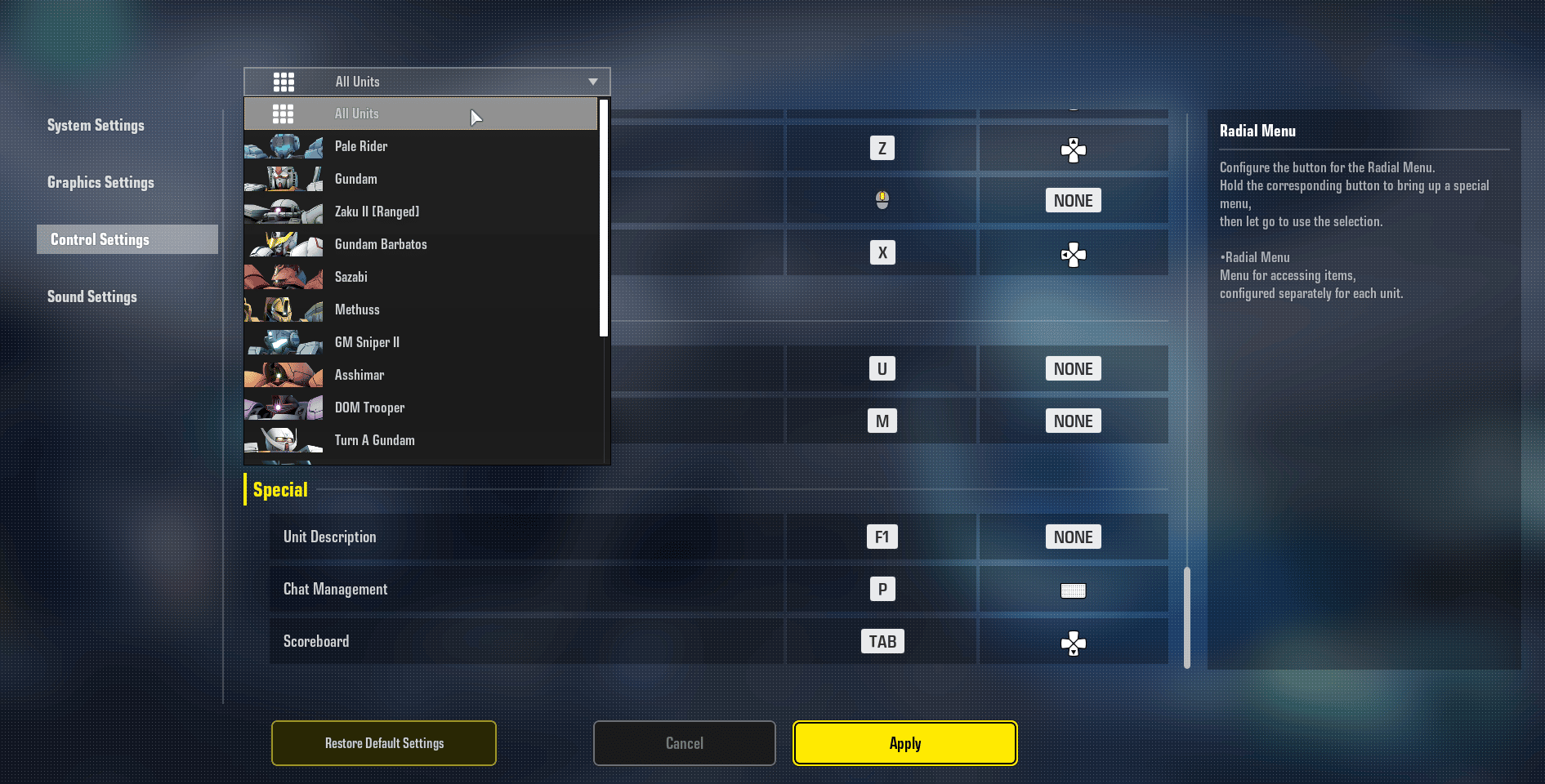 Gundam Evolution Best Controller Settings