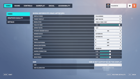 Overwatch 2 Best Settings