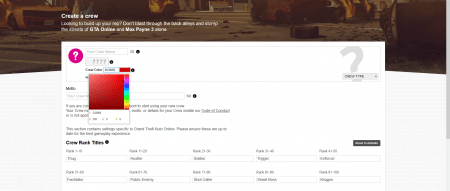 The Best Crew Colors in GTA 5 Online