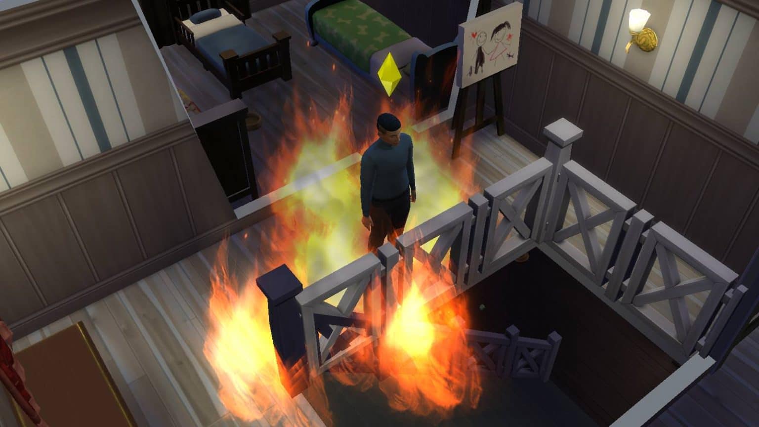 How to Start a Fire in The Sims 4