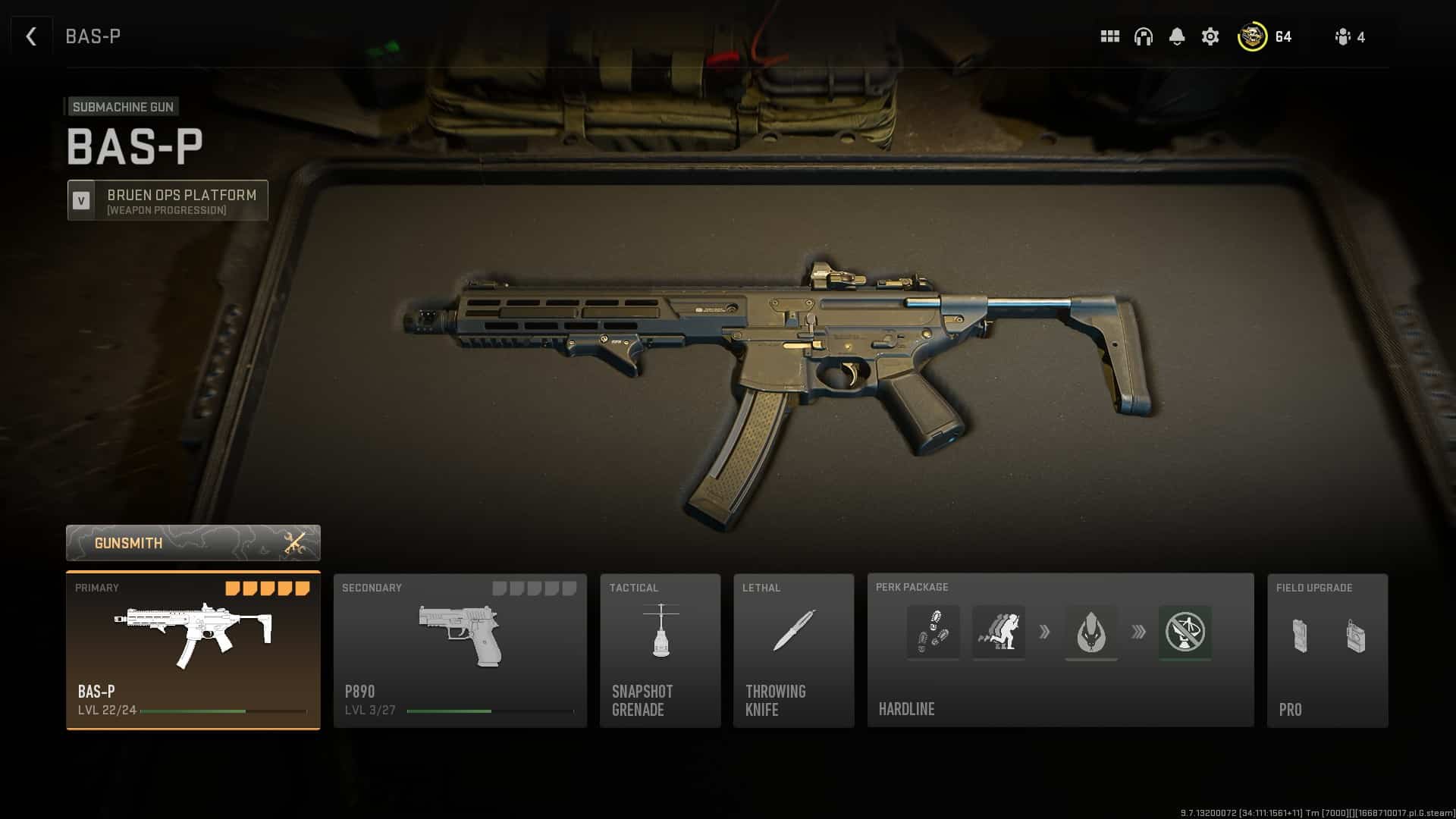 Best BAS-P Loadout for Modern Warfare 2 & Warzone 2