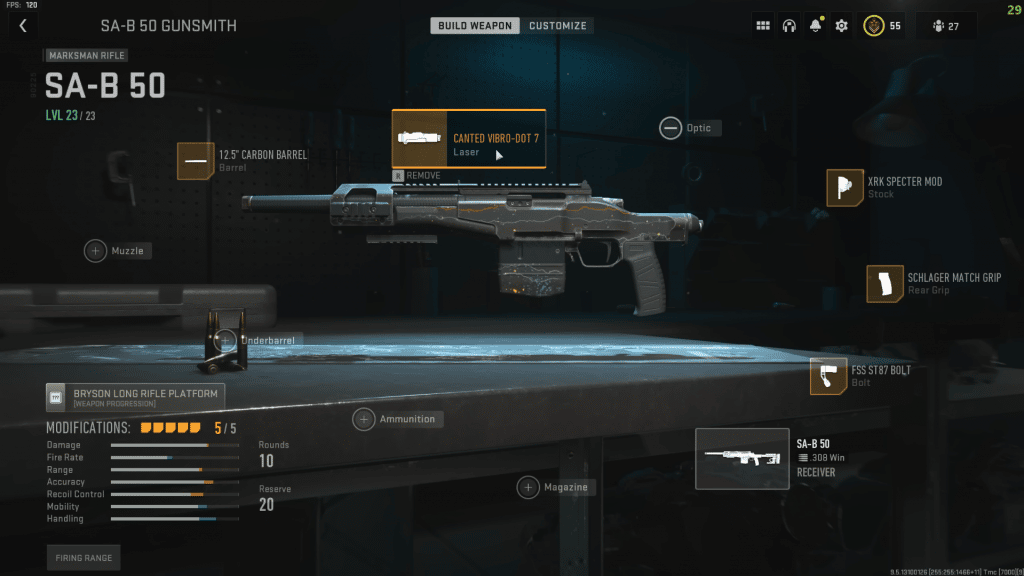 Best Canted Laser Sight Loadout in Modern Warfare 2