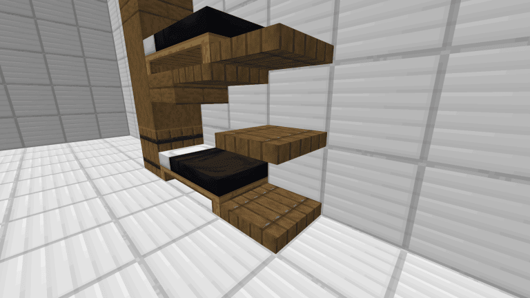 How To Make Bunk Beds in Minecraft (Step by Step)