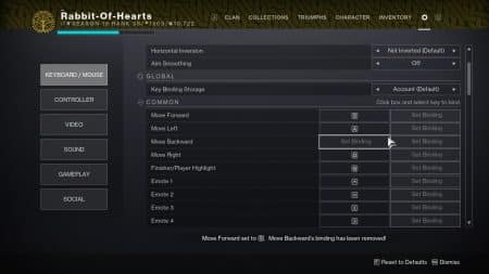 How To Unbind Keys in Destiny 2