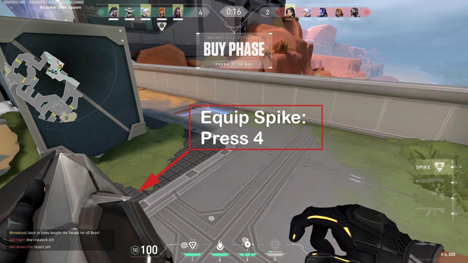 How To Drop Spike In Valorant