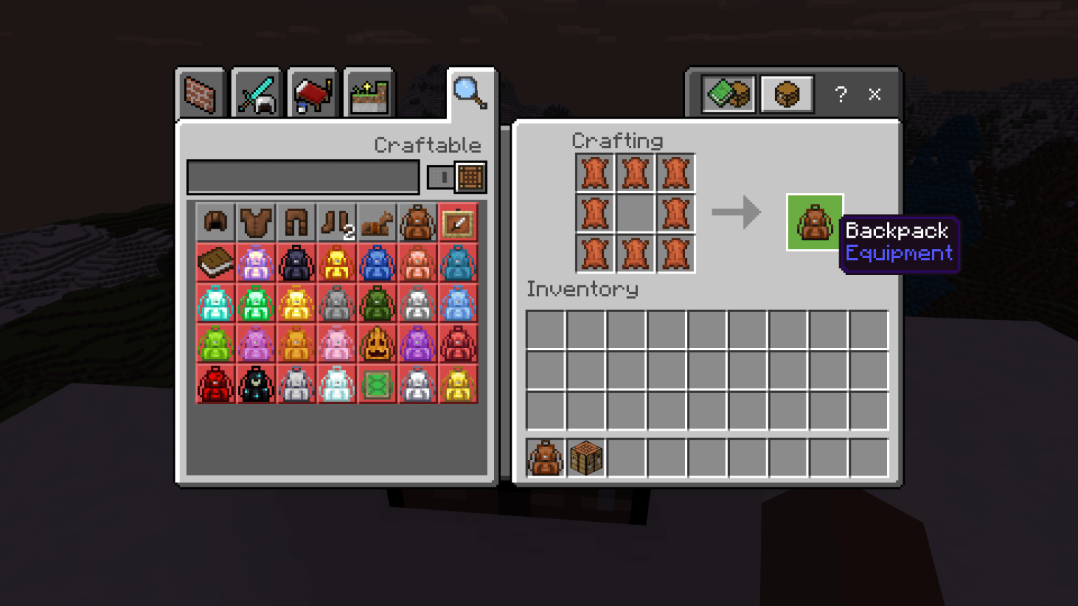 How to Make a Backpack in Minecraft?