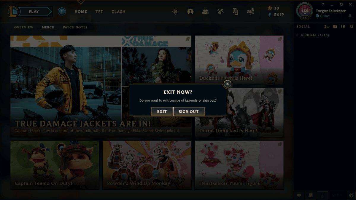 How to Log Out of League of Legends