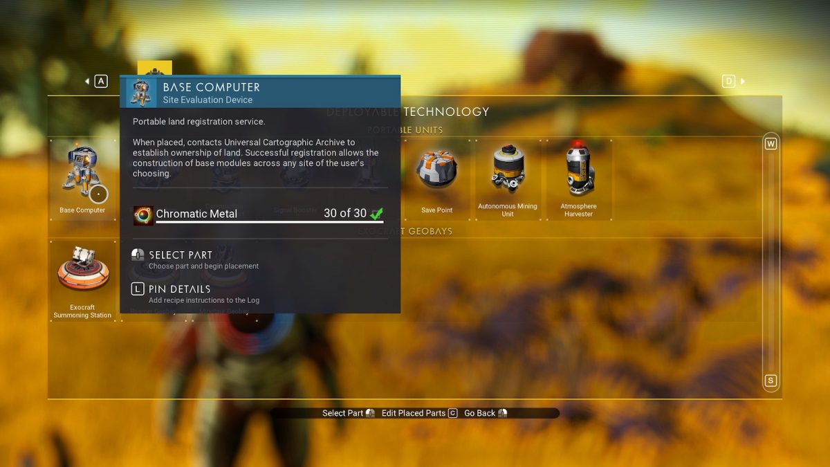 No Man's Sky: How to Build a Base