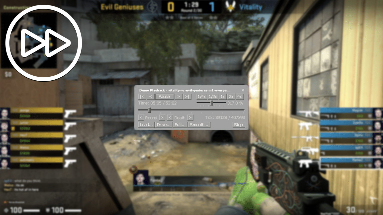 How to Fast Forward a CS:GO Replay